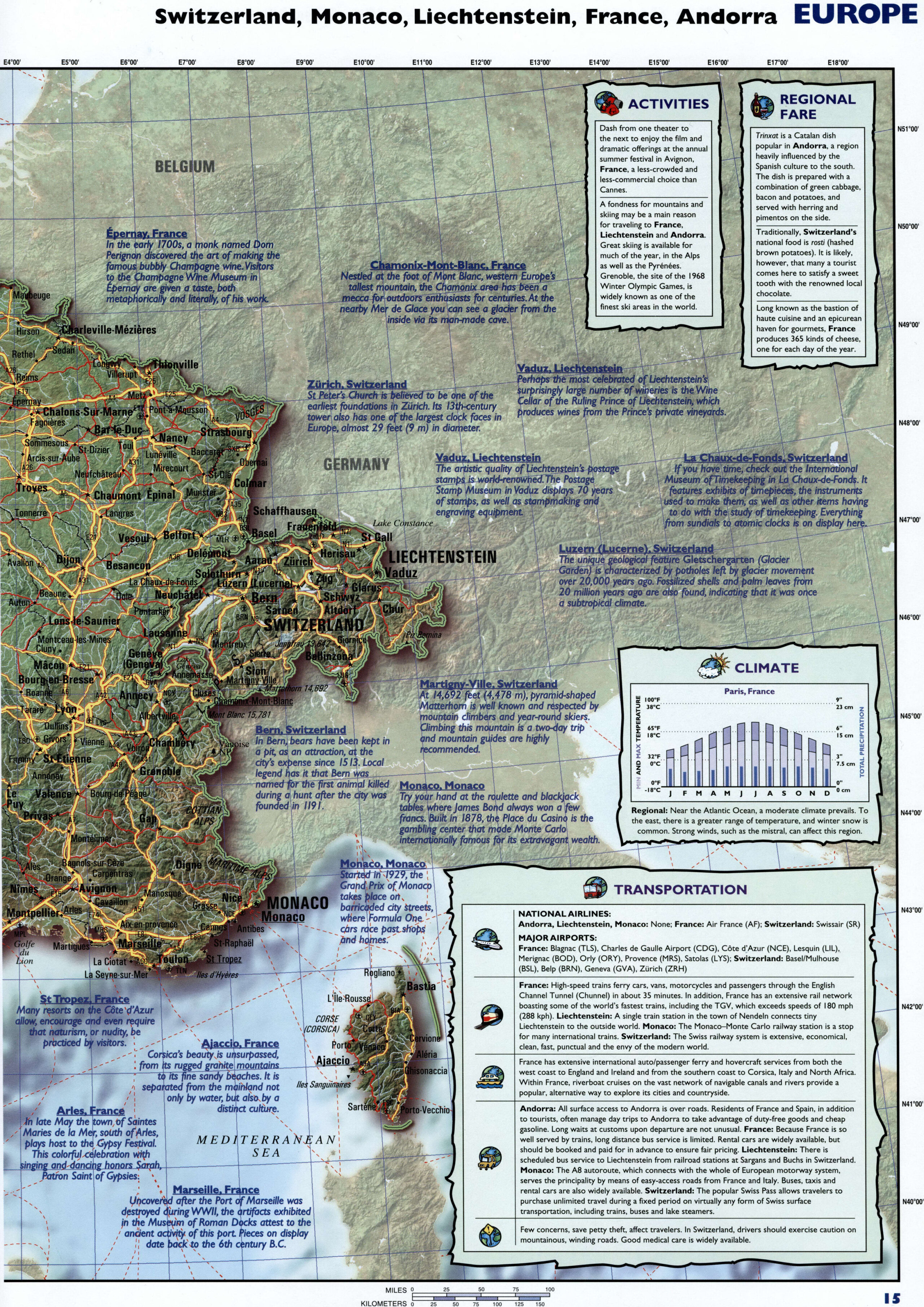 Maps France List cities in France Tourist maps French cities ...