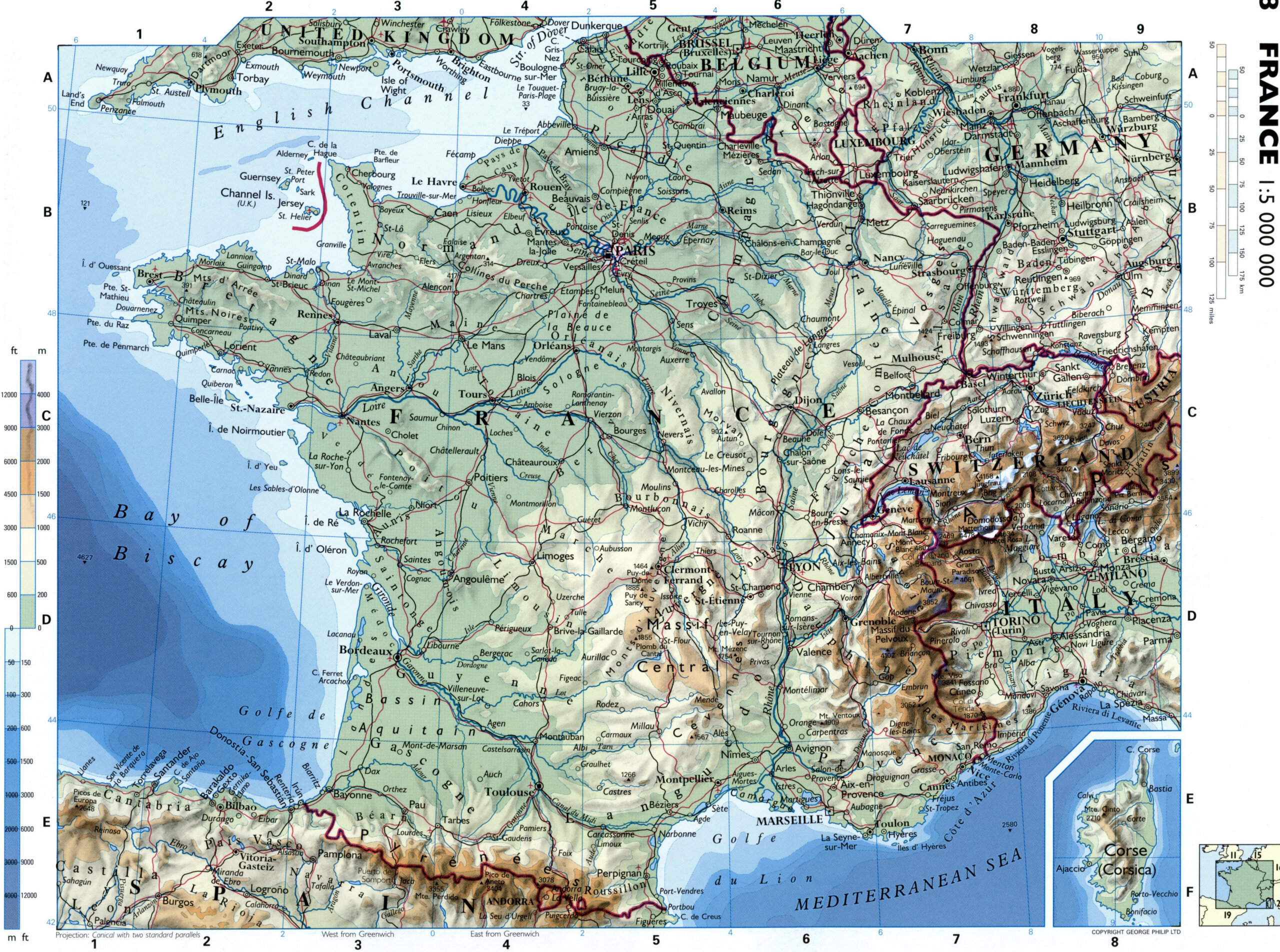 Maps France List cities in France Tourist maps French cities ...