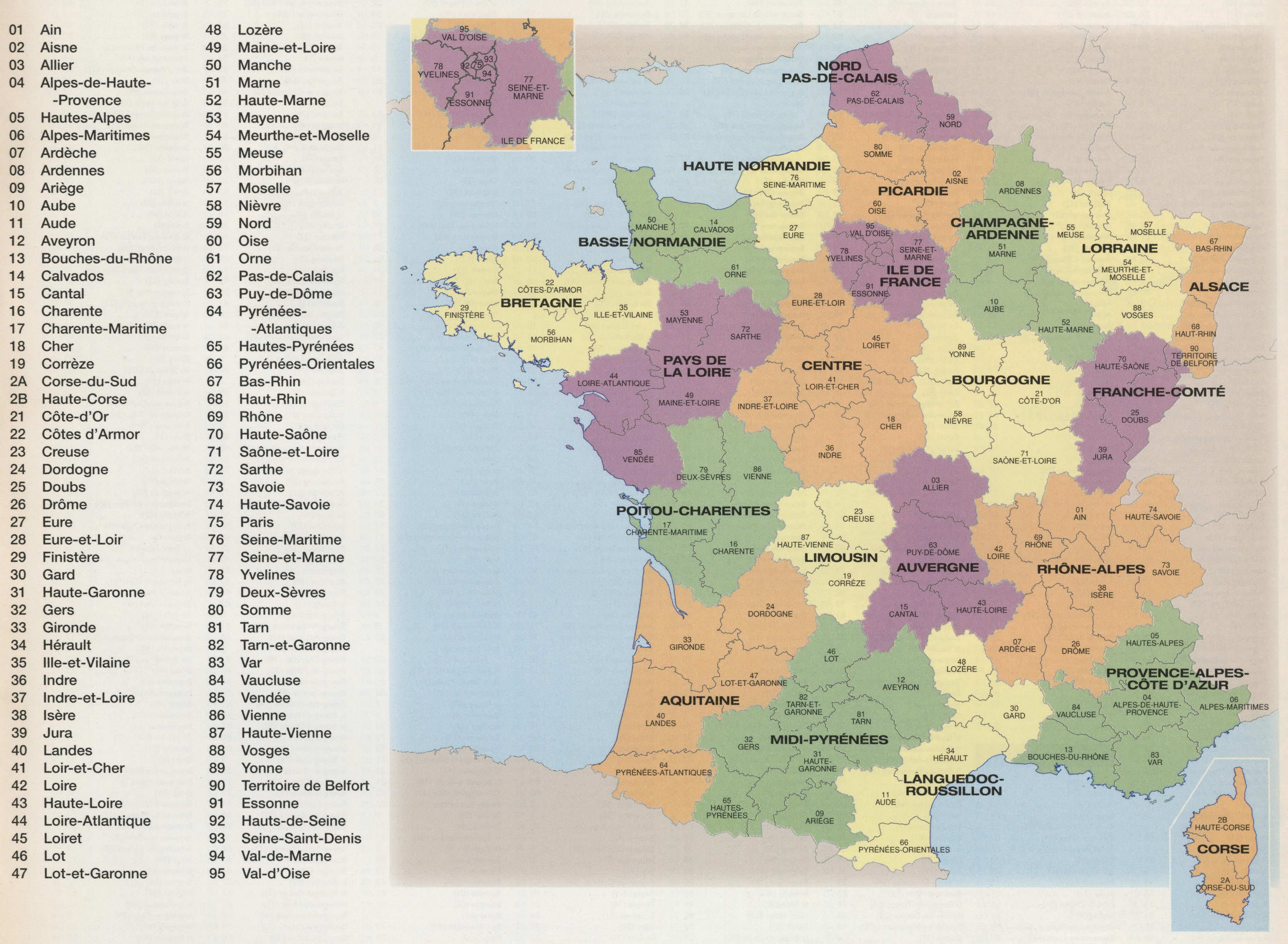 Maps France List cities in France Tourist maps French cities ...